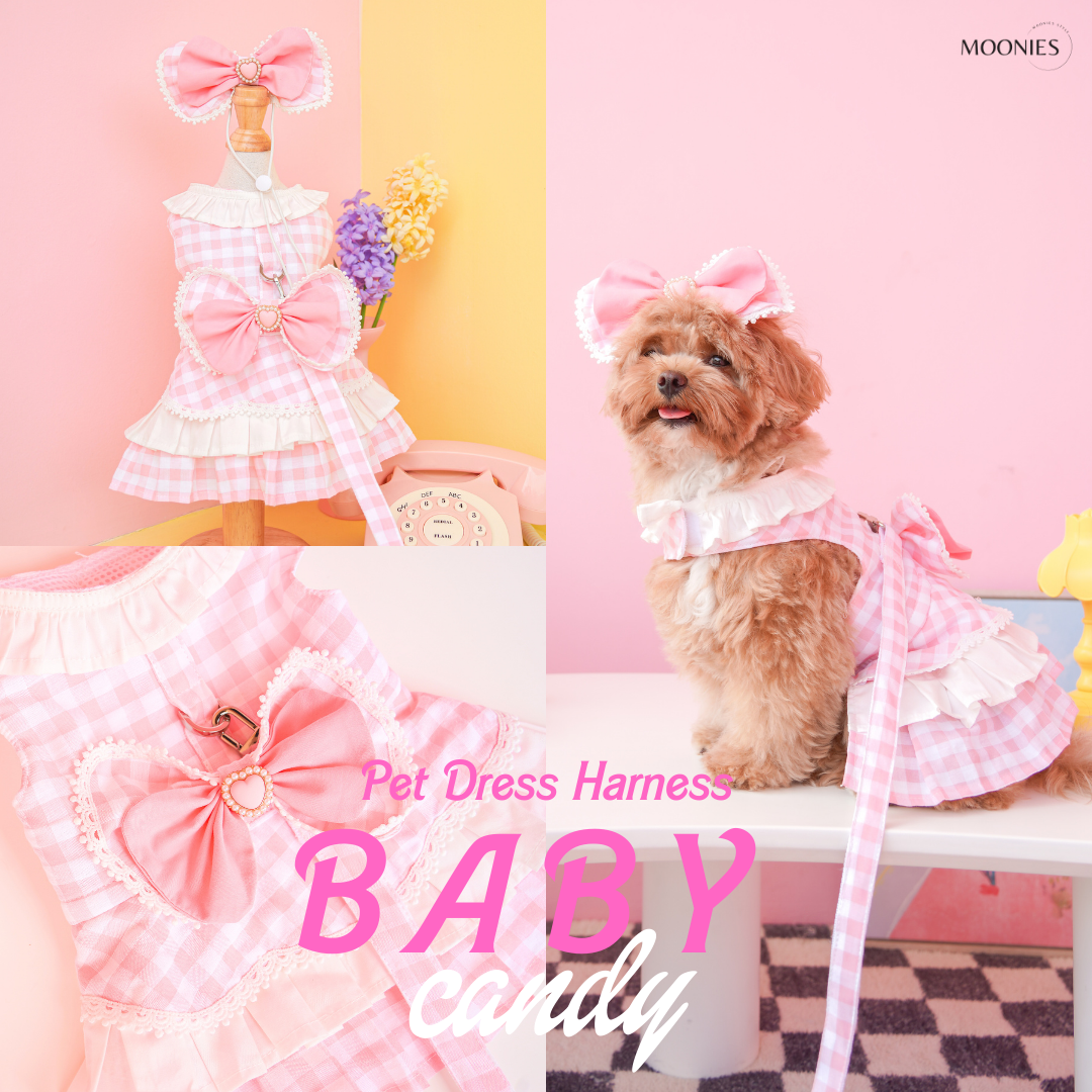MOONIES PET013: Baby Candy - Pet Dress Harness